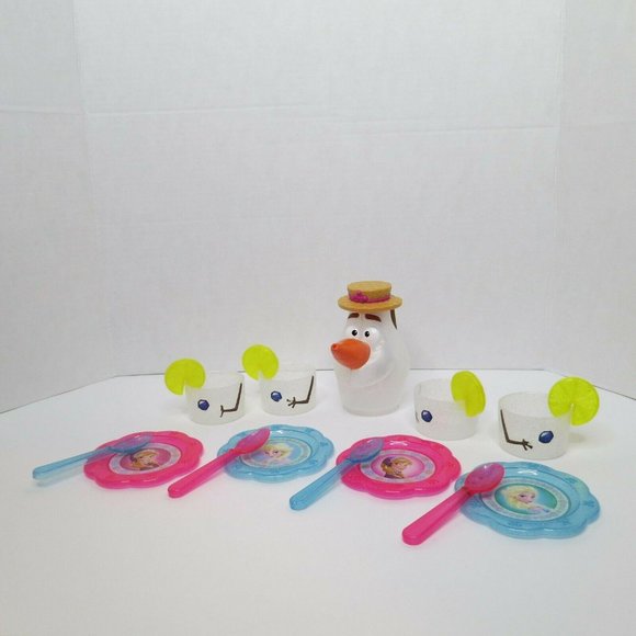 Disney | Toys | Disney Frozen Snowman Olafs Summer Tea Set Complete ...